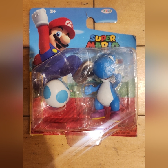 Toys | Jakks Super Mario Blue Hoshi With Egg New In Package | Poshmark